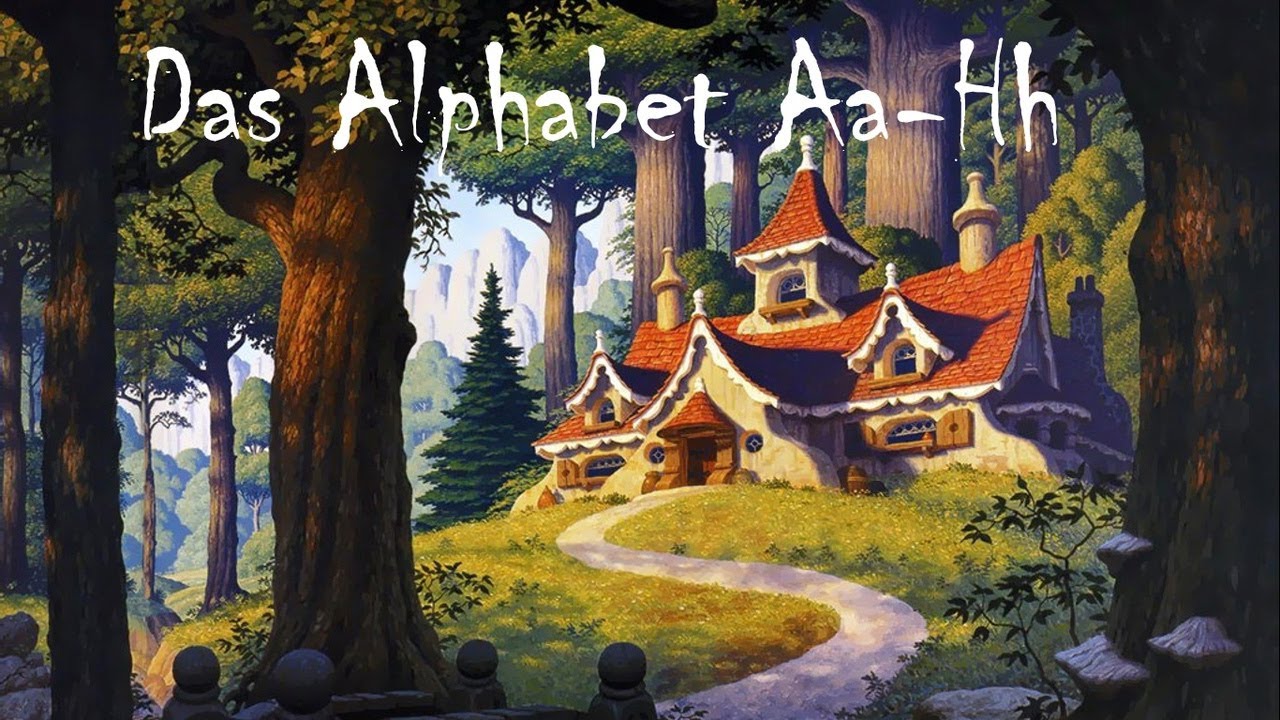 буквы от Aa- Hh das Alphabet маленькая София