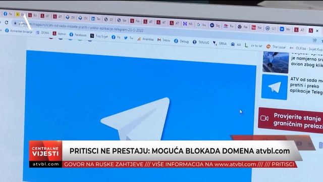 Pritisci ne prestaju: Moguća blokada domena atvbl.com