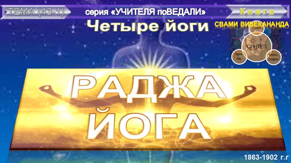 РАДЖА-ЙОГА  - Свами Вивекананда (1863-1902 гг)
