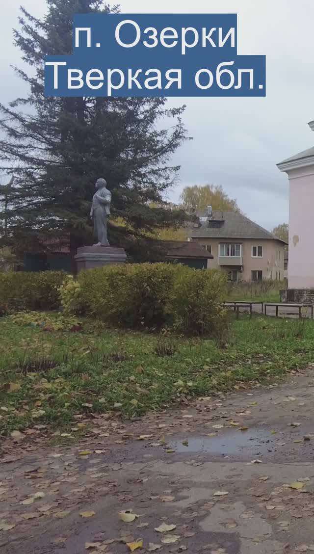 Памятник Ленину. п. Озерки, Конаковский район, Тверская обл.