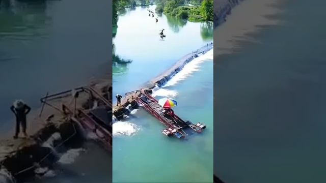 Выход есть всегда! Гениальная идея для переправы.