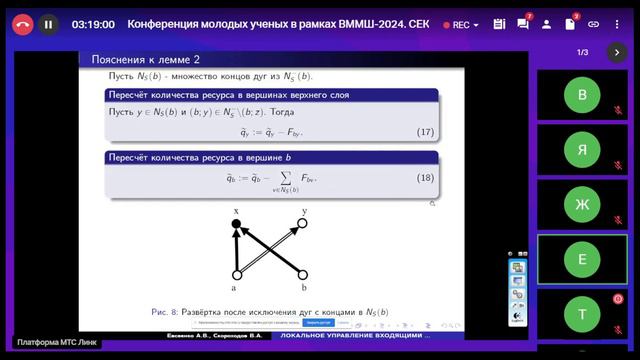 Конференция молодых ученых СЕКЦИЯ «Дифференциальные уравнения и математическое моделирование»