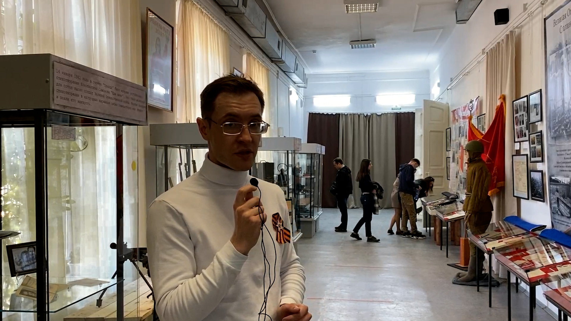 День Победы в краеведческом музее – фрагмент прямого эфира МАРАФОНА Победы