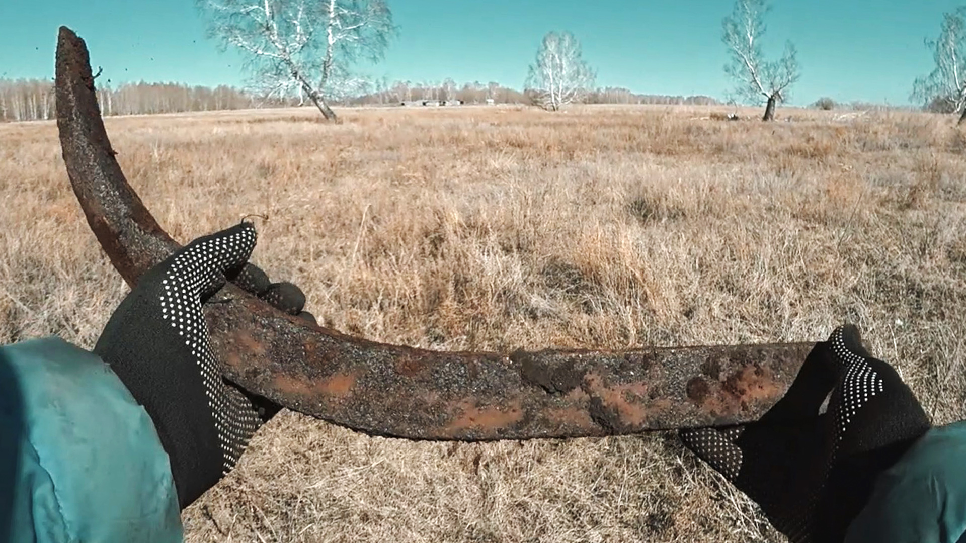 Металлокоп с MD 4090. Коп железа на действующей ферме..mp4