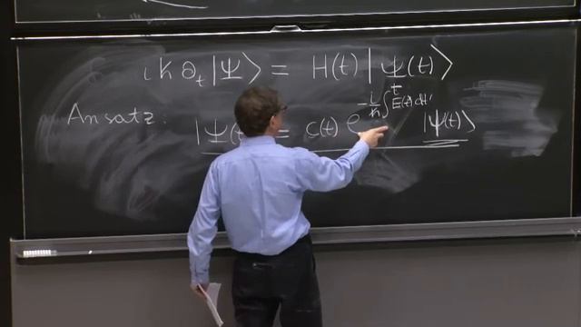 L15.4 Instantaneous energy eigenstates and Schrodinger equation
