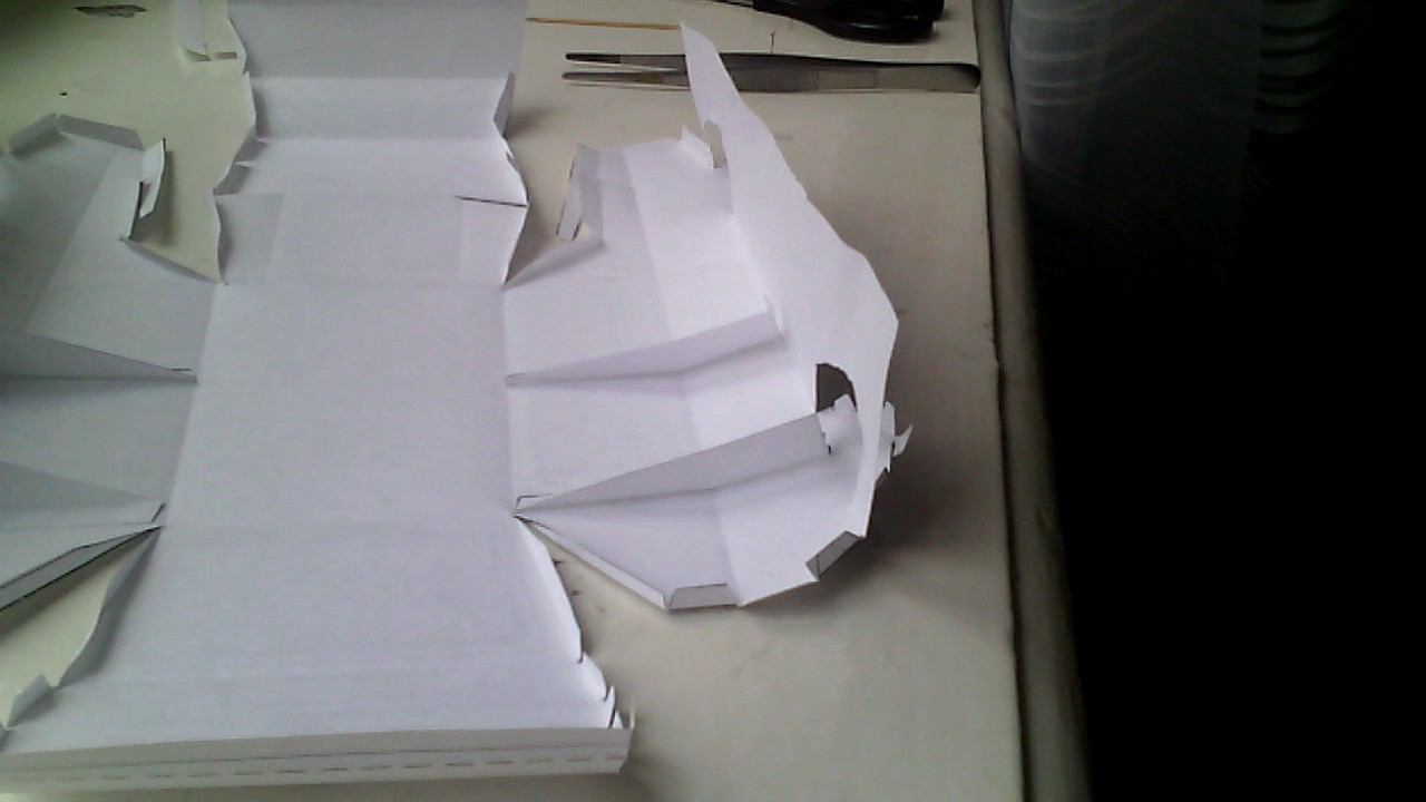 модель фольксвагена из бумаги продолжение#4