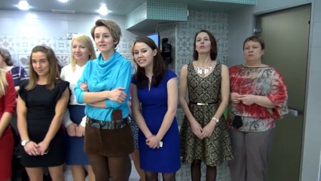 Поздравление с 8 марта в компании ЗЕНОН