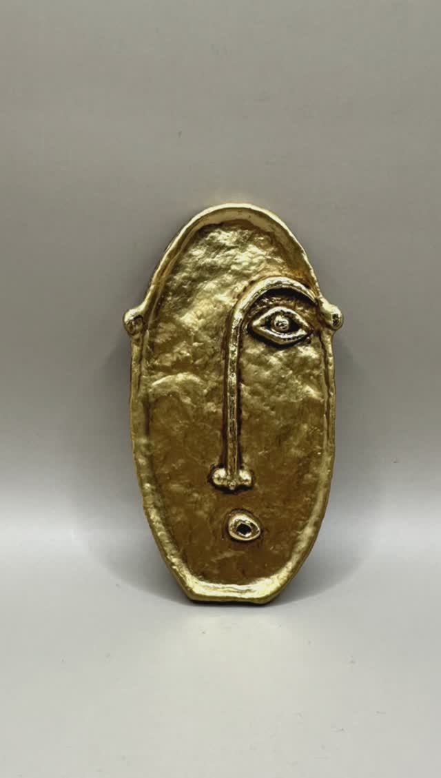 Глаз Винтаж - Брошь ручной работы