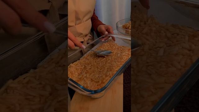 Насыпной яблочный пирог ?новый влог на канале❤️