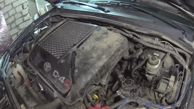 Чистка клапана ЕГР HiluxKUN26, устранение течи масла.