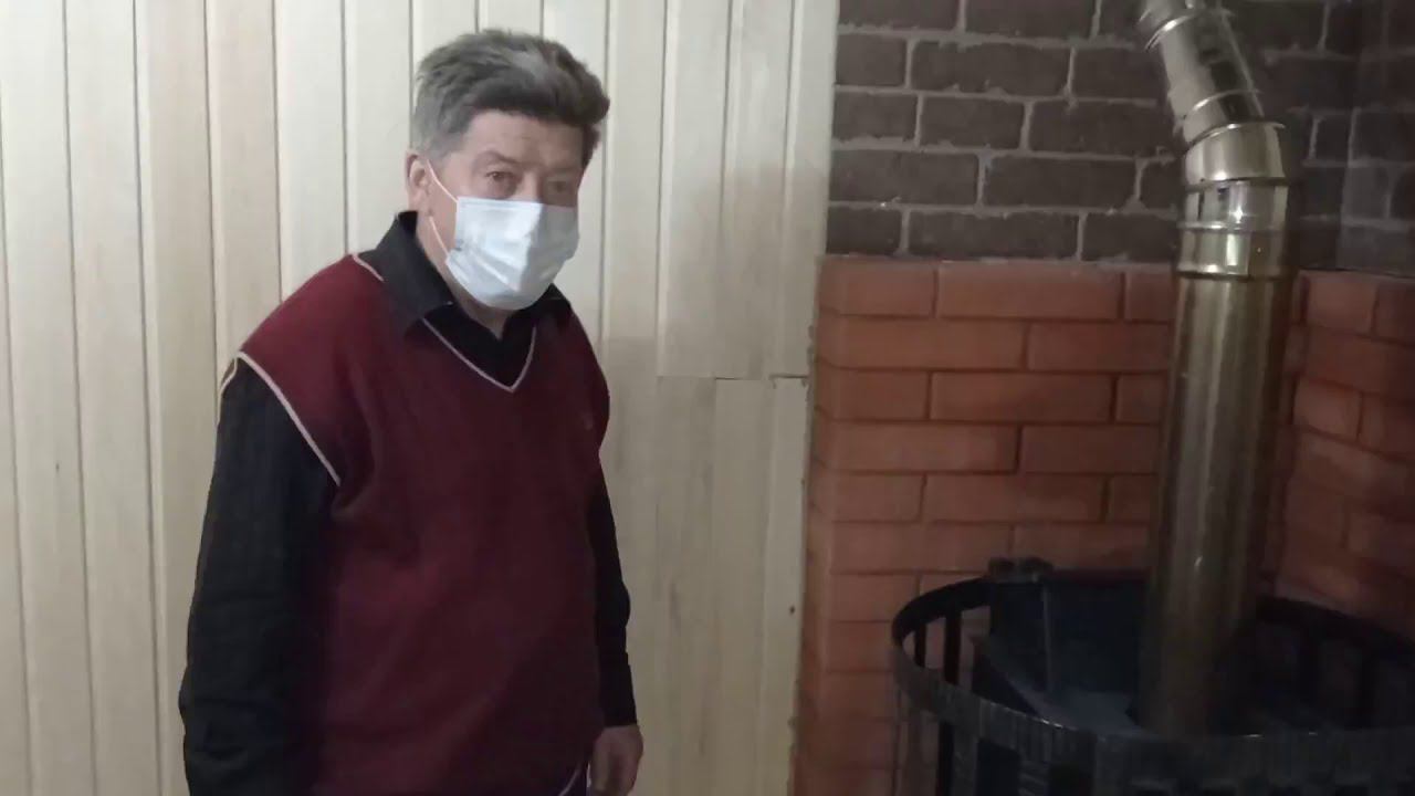 Видеоотзыв об обкладе банной печи #shorts