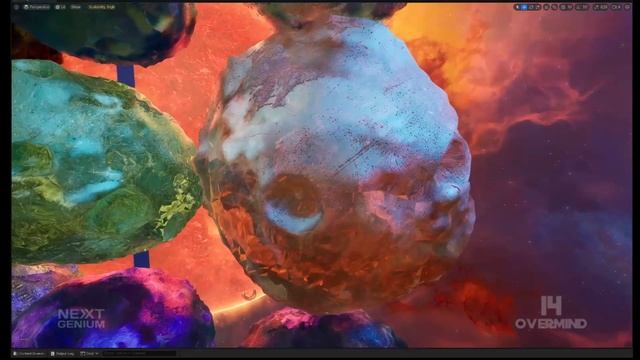 Космические астероиды для игры 14: Overmind