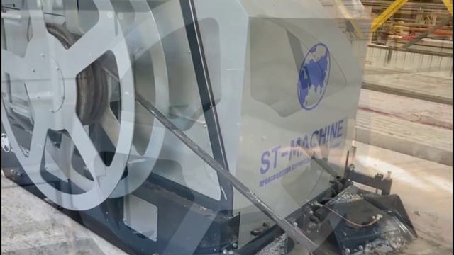 Запуск очистной машины в г. Заречный Пензенской обл.