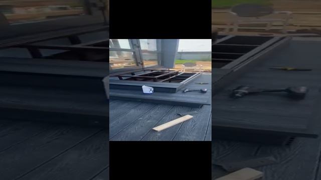 Монтаж террасной доски RUSDECKING.  День 5  Начало монтажа ступенек