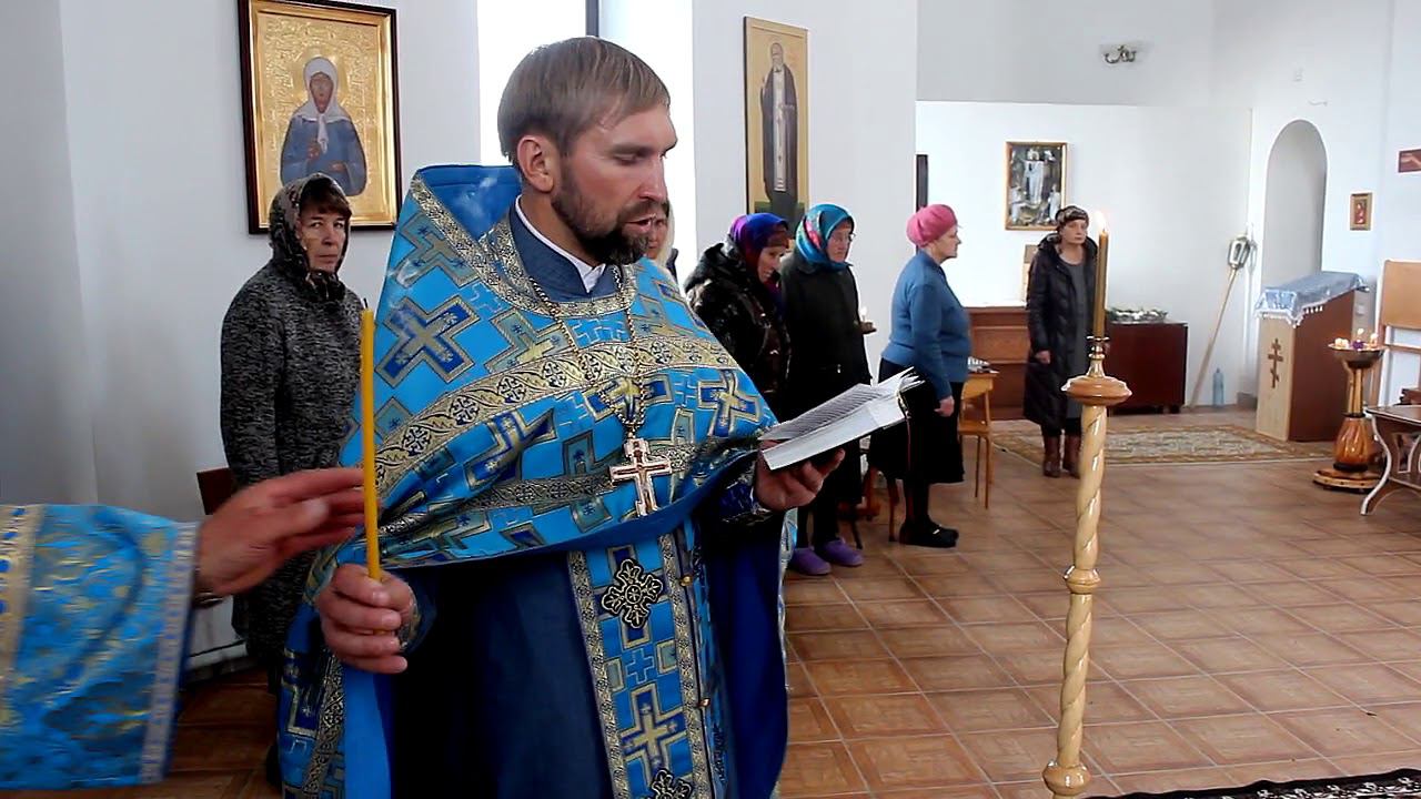 2018 Горскино Храм Вечерня 13 октября