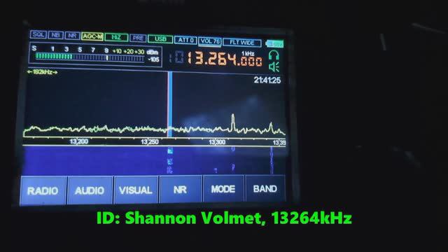 11.07.2024 18:40UTC, [air, sw], Shannon Volmet, Ирландия, 13264кГц