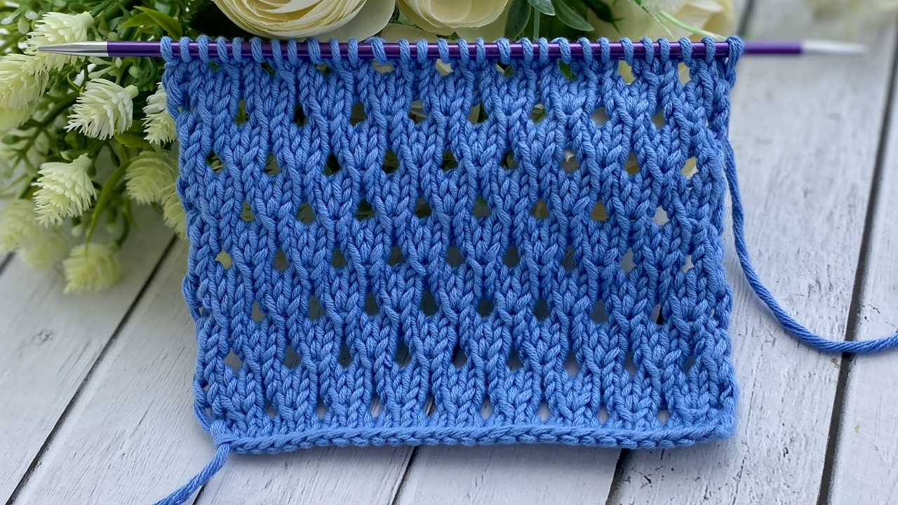 Стильный ажурный узор для летнего сезона!