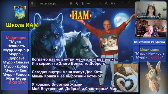 Медитация "Мур-мурр Нежность. Мур-мурр Любовь". Улучшение работы нервной системы. К. Фридланд