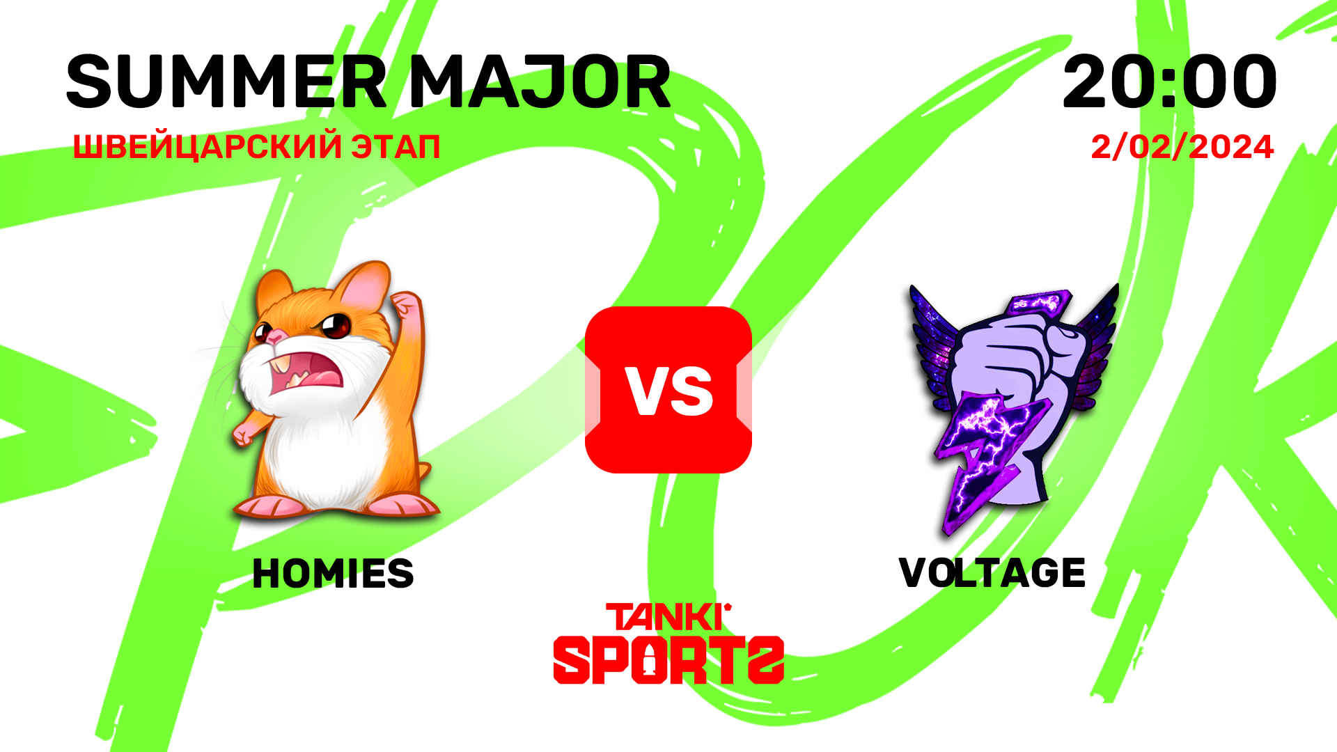 HOMIES vs VOLTAGE   SUMMER MAJOR 2024   RANKINGS I   02.02.2024