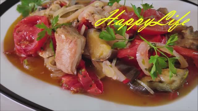 Баклажаны-хашлама на пиве с бараниной!ОБАЛДЕННЫЙ вкус!или даже ОЧЕНЬ ВКУСНЫЕ ))