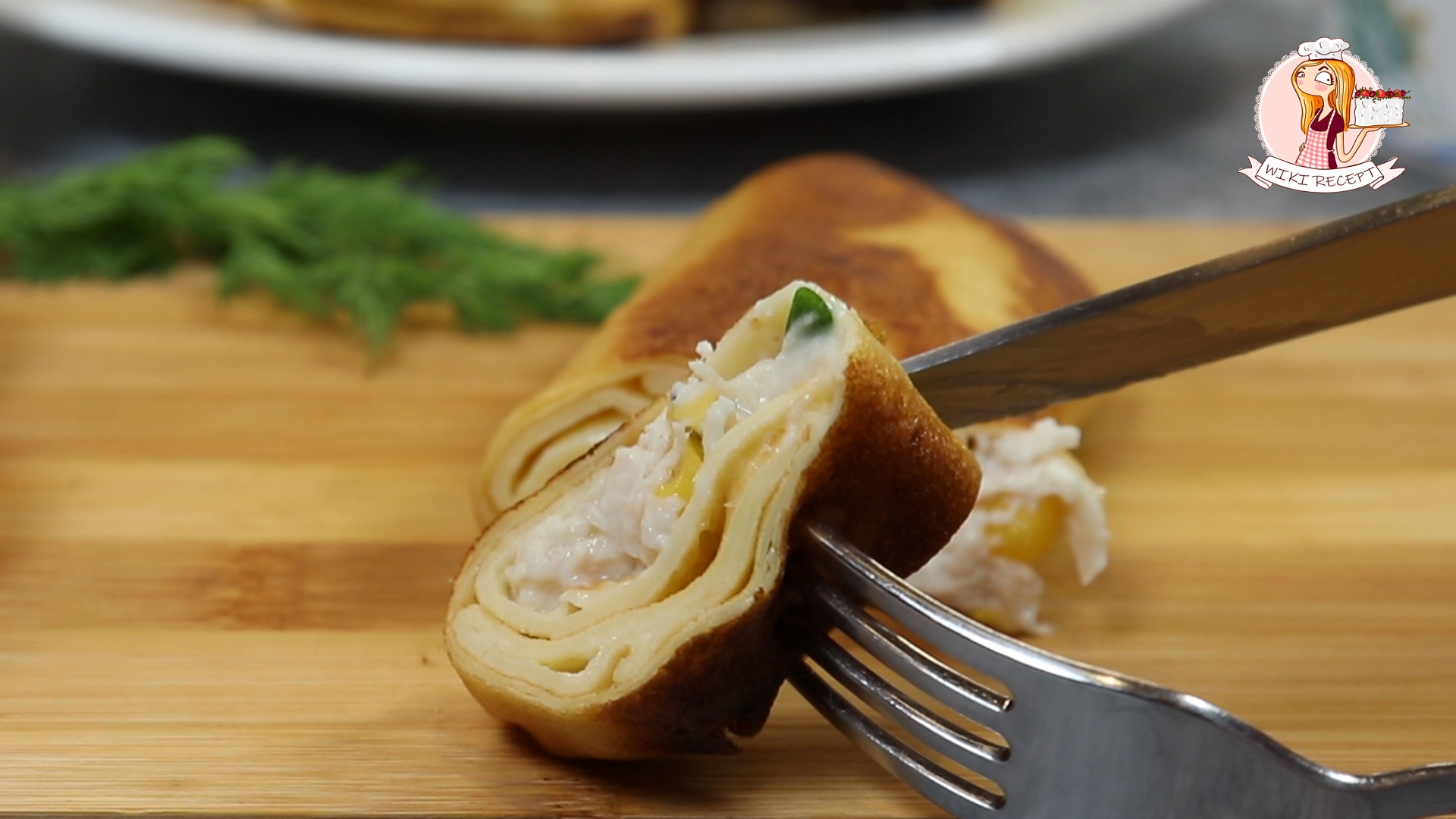 Блинчики с курицей. Рецепт тонких блинов и начинки из курицы. Блины с нежной куриной начинкой