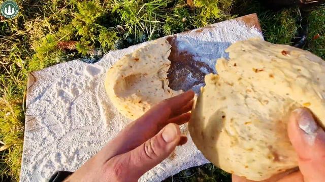 Cheese Crust Sandwich with traditional chimichuri 🔥(ASMR, Relaxing sounds,unexpected weather)