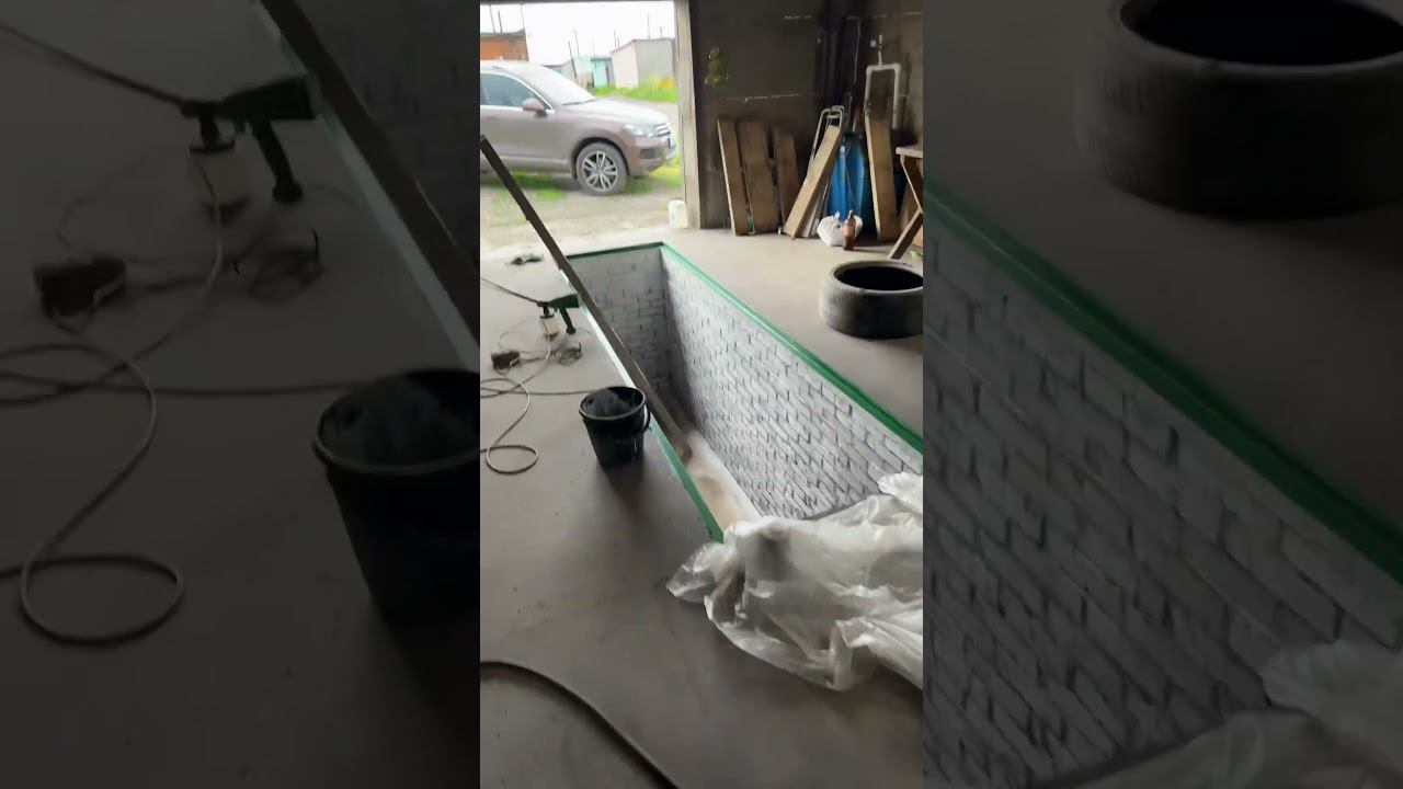 Белем красим яма в гараже красивая