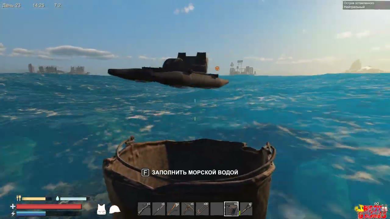 Sunkenland - Второй рейд на базу мутантов