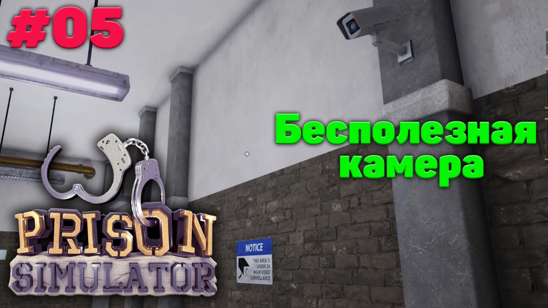Пропавшая книга и видеонаблюдение - Прохождение Prison Simulator - 05