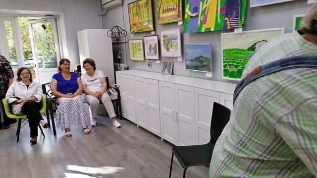 Творческая встреча художников и художников любителей. 25.07.24. ХАБАРОВСК "Галерея Плюс".