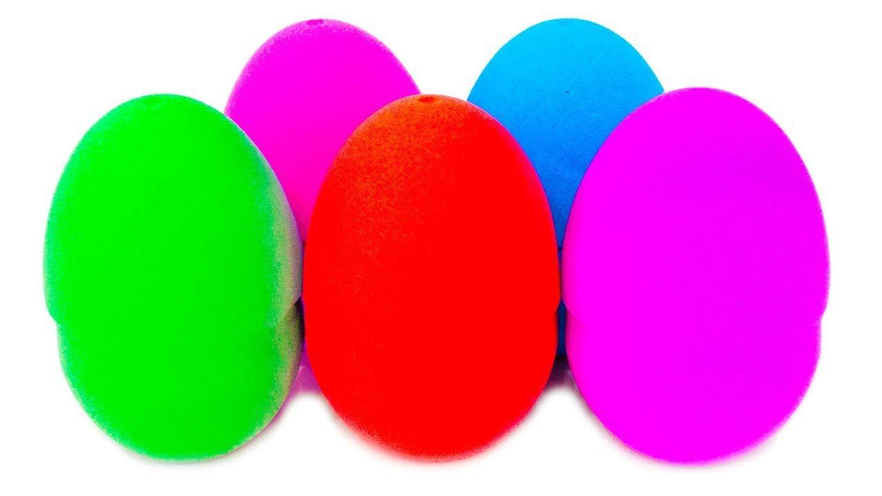 Учить Цвета Кинетический Песок с ИГРУШКАМИ Три Кота МАША И МЕДВЕДЬ Робокар Поли