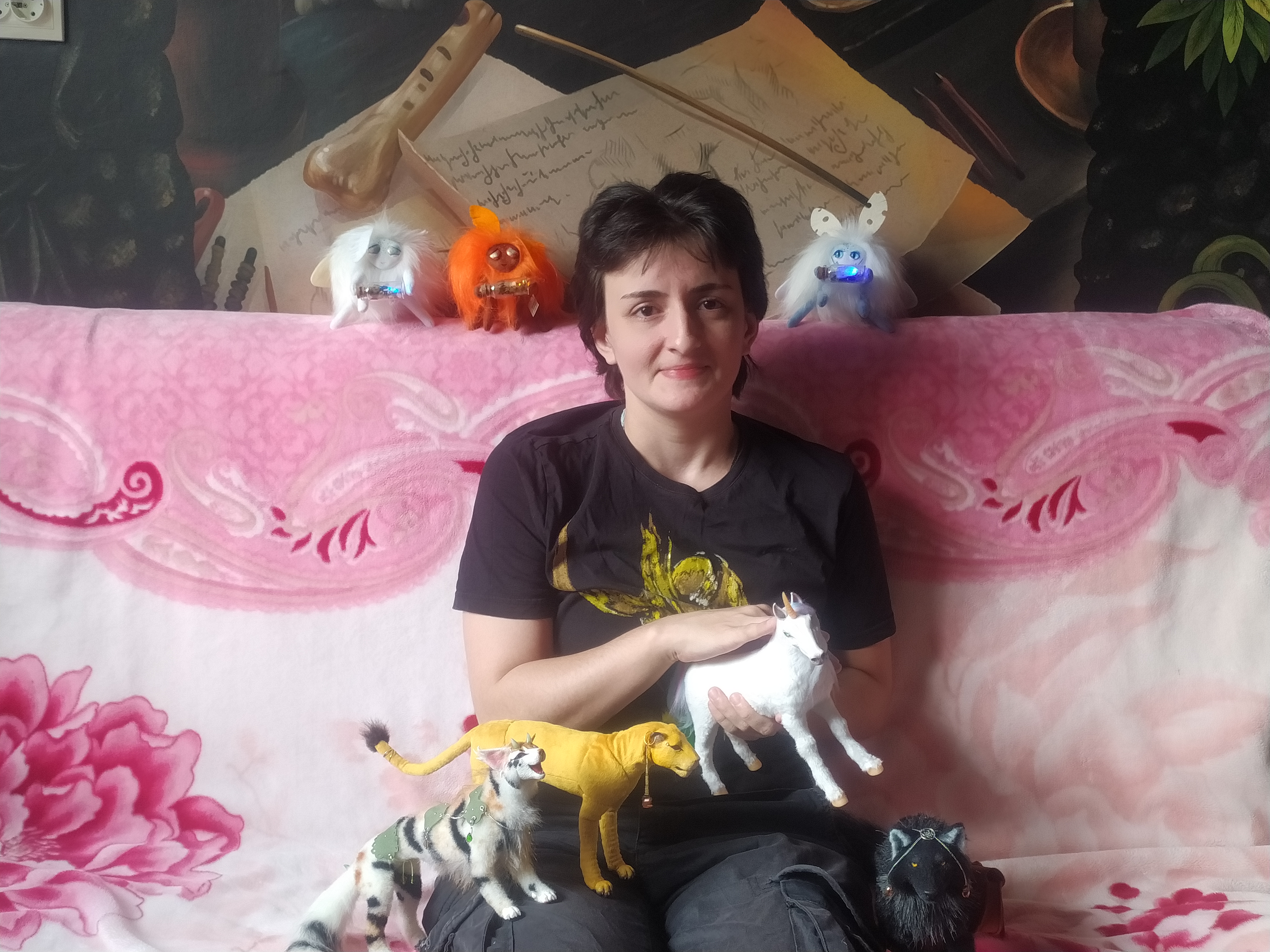 Шьём сумочку для игрушек из натуральной замши