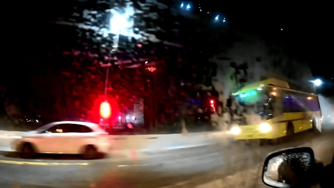 На дастере в -40 по городу