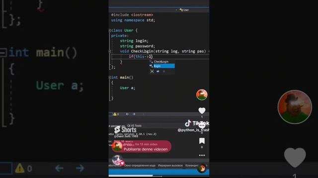 как научица програмиравать!!! [что таое приватные и побличьные  CLASS USER]