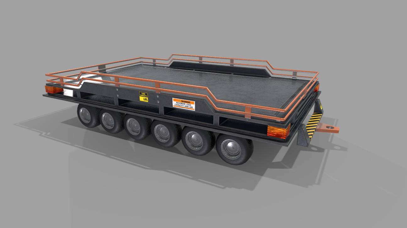 Baggage cart / trailer в 3D от Sousinho