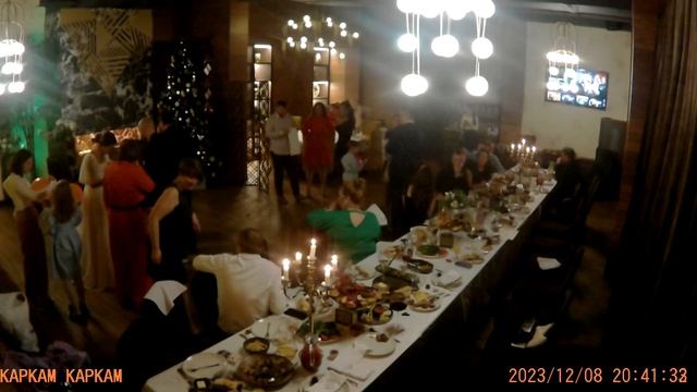 Свадьба Чарли и Гали в ресторане