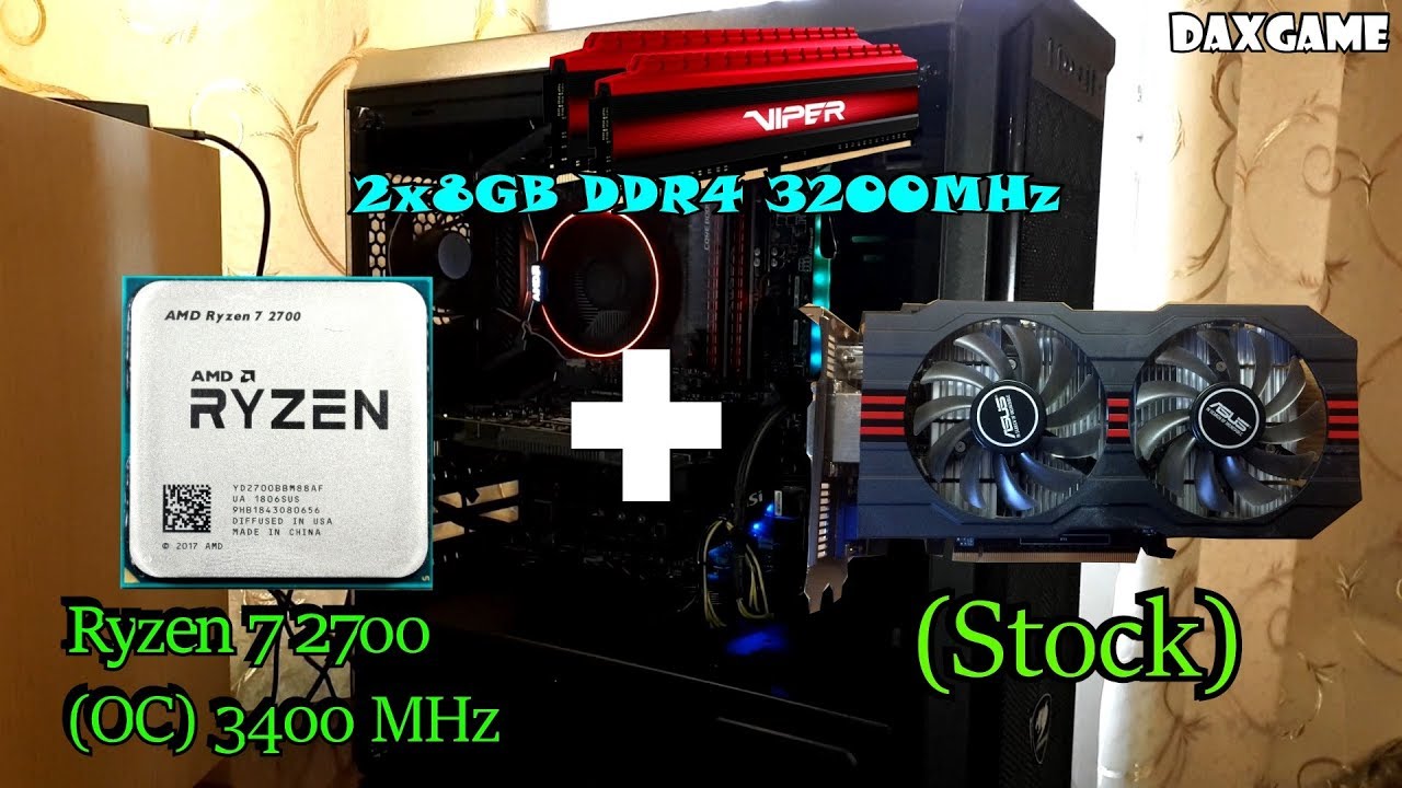 Ryzen 7 2700 + GTX 750 Ti 2GB ► Тесты в играх