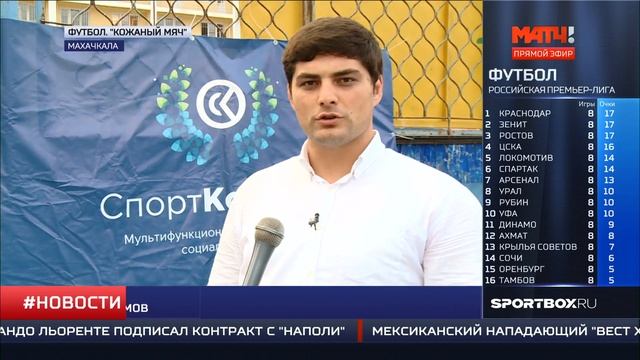 СпортКоманда - турнир Кожаный мяч  в Махачкале