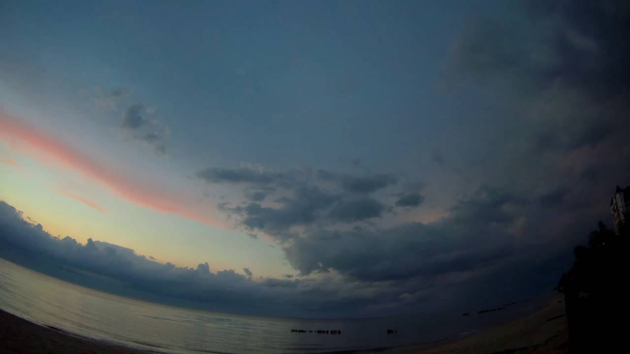 Timelapse | Грозовое небо | Балтийское море | Зеленоградск