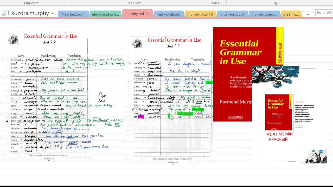 2.3 Essential Grammar in Use. Unit 2.  Words