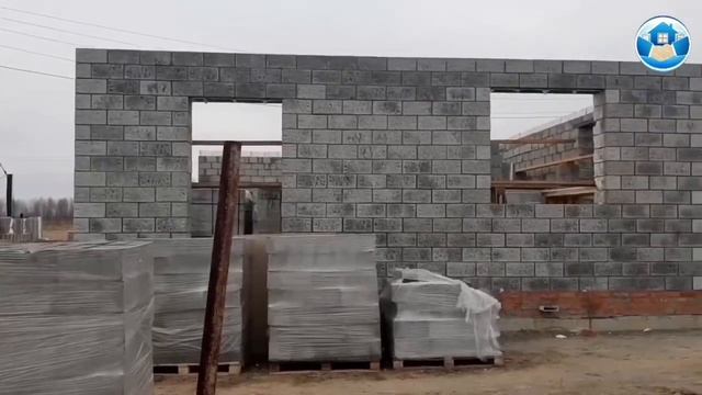 Строительство Двухэтажного Дома. Двухэтажный дом с гаражом. Дом из теплоблоков. Нижний Новгород