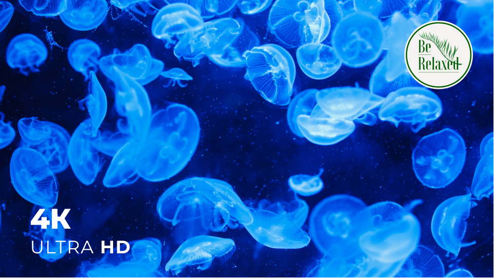 Потрясающие медузы и успокаивающая музыка