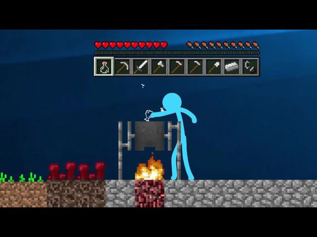 Стикмены VS Minecraft 5 серия с моей озвучкой!