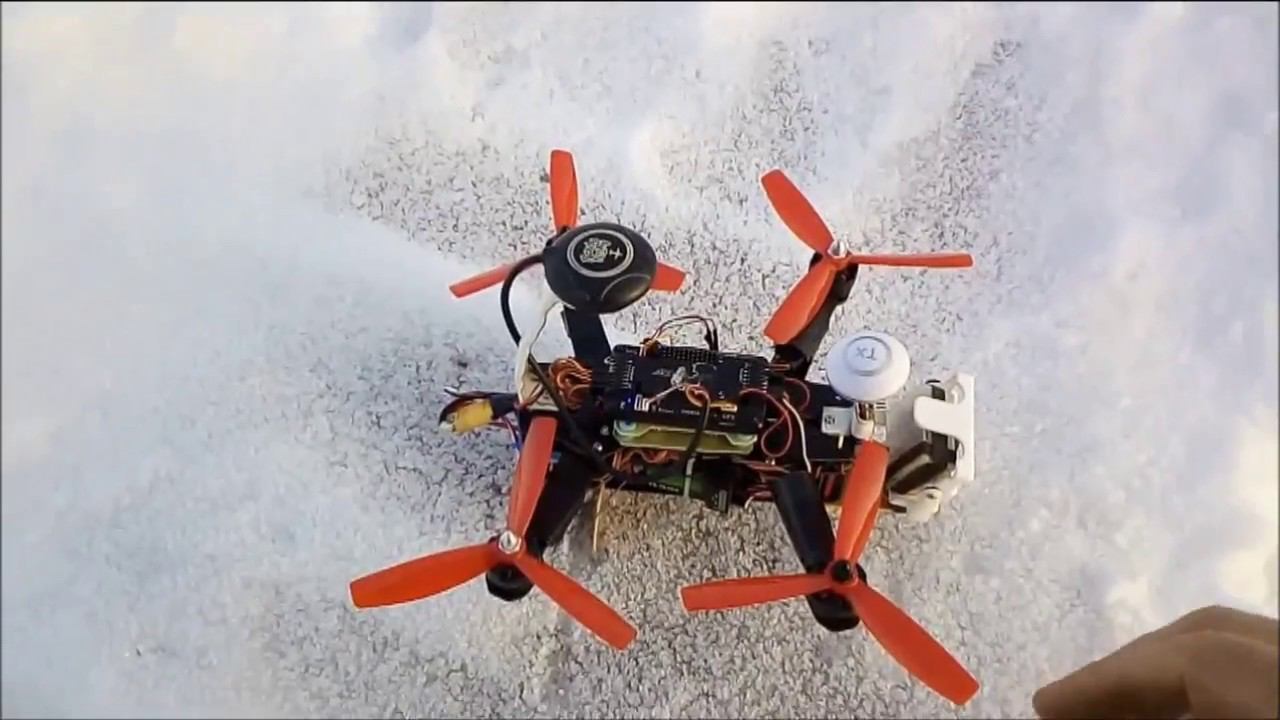 Мой квадрокоптер размера 250 с APM 2.6 - первый полет