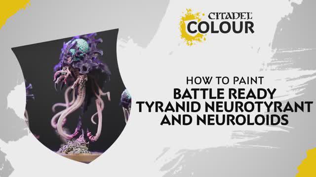 Warhammer 40000 Как раскрасить - Готовый к бою Тиранид-Нейротирант и нейролоиды