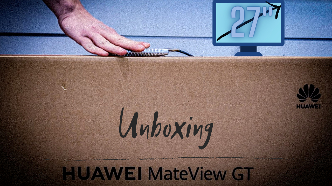 Распаковка HUAWEI MATEVIEW GT 27"