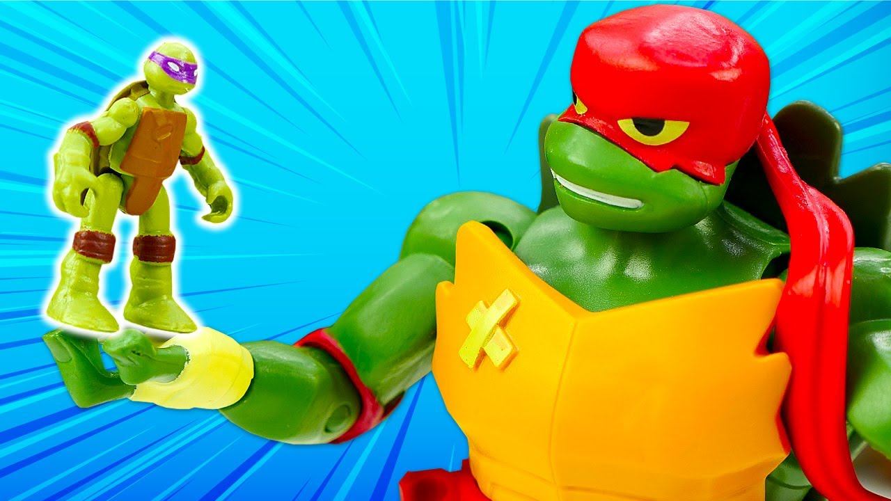Черепашки Ниндзя в видео онлайн – Кто уменьшил Донателло? – Новые игры для мальчиков с Супер Ниндзя