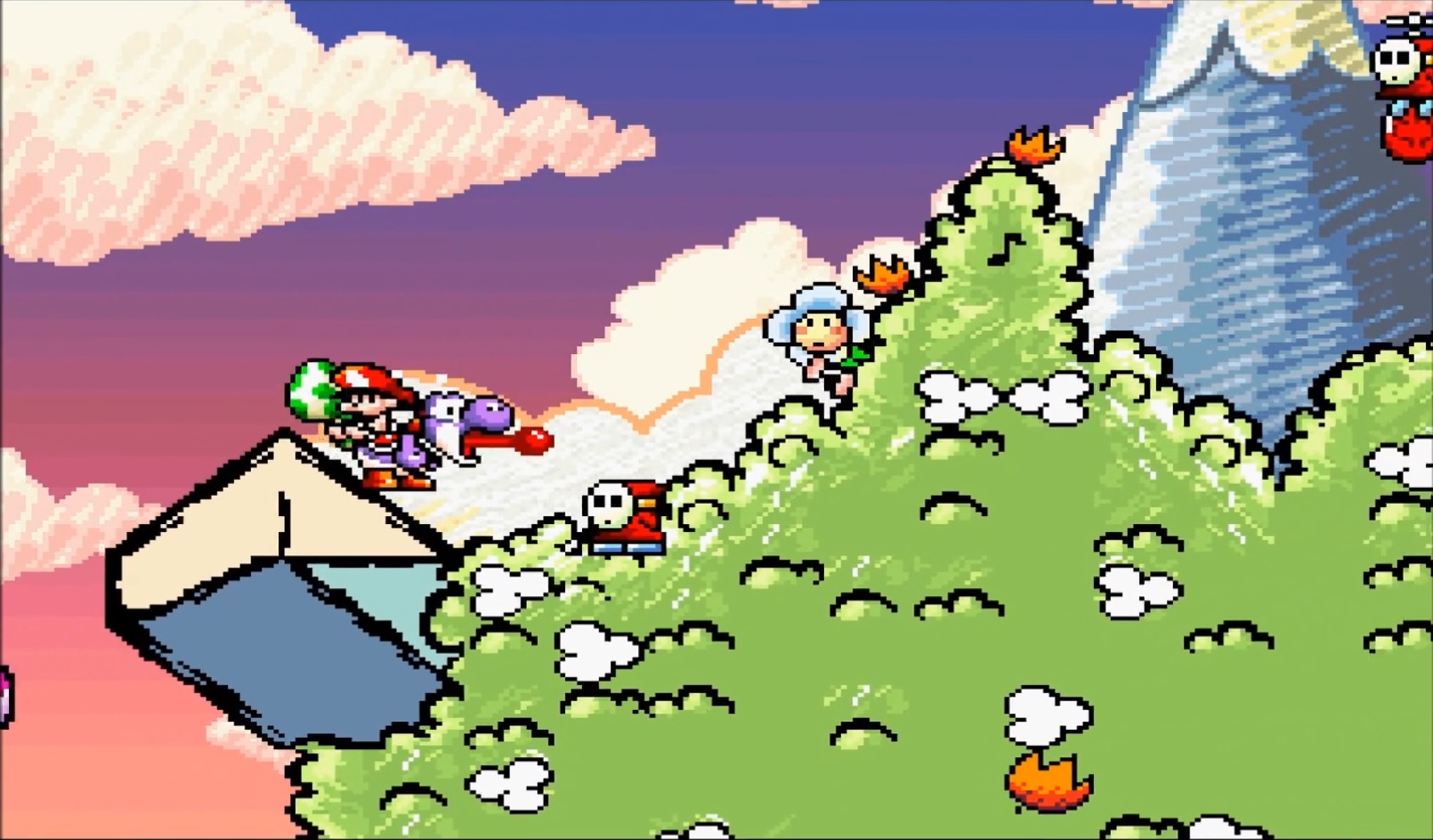 Мир Супер Марио 2: Остров Йоши - Часть 1