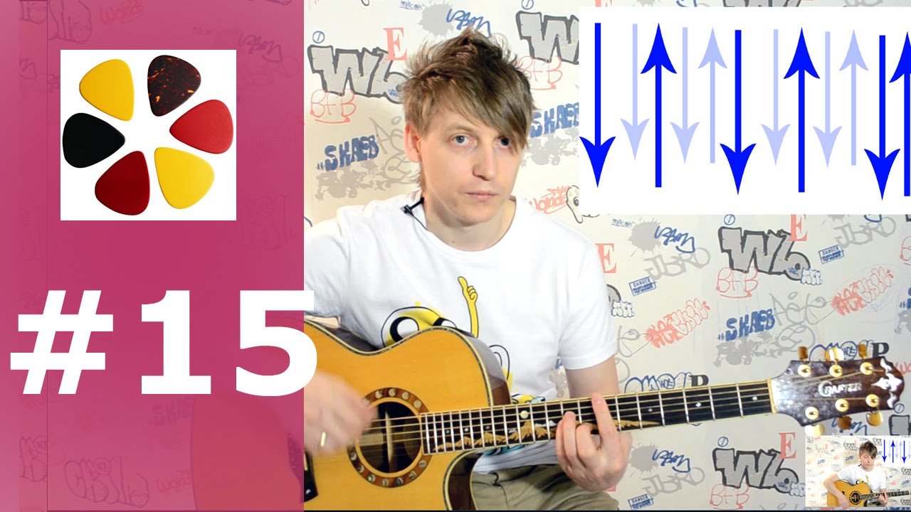 Уроки игры на гитаре (15 урок) учимся играть совмещенный бой на примере Вот пуля просвистела_Звезда