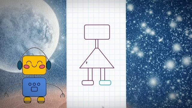 Роботы 1. Рисуем сами роботов. Пошаговый рисунок.